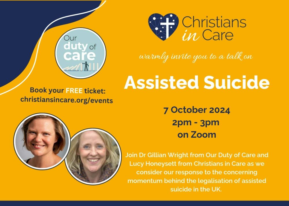 Assisted suicide talk & prayer | Pilgrims’ Friend Society