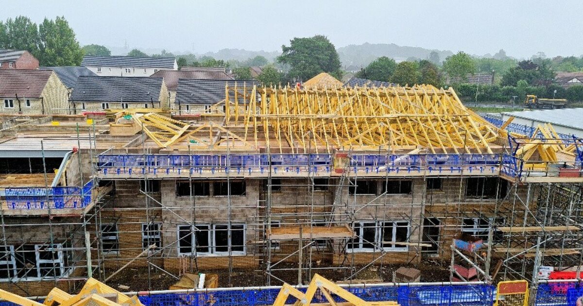 Roof going up and windows being installed | Pilgrims’ Friend Society